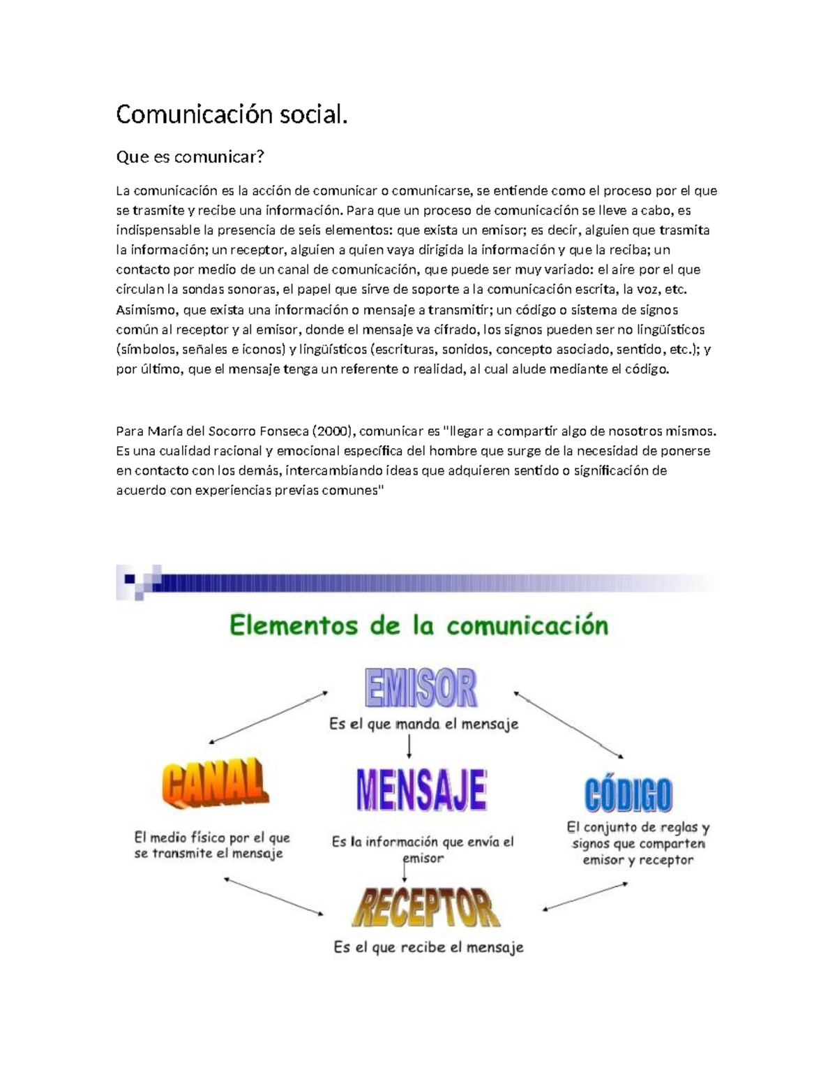 Comunicación social - Que es comunicar? La comunicación es la acción de ...
