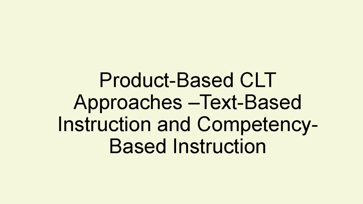 Grammar - A PowerPoint presentation on Text-Based Approach - Product ...