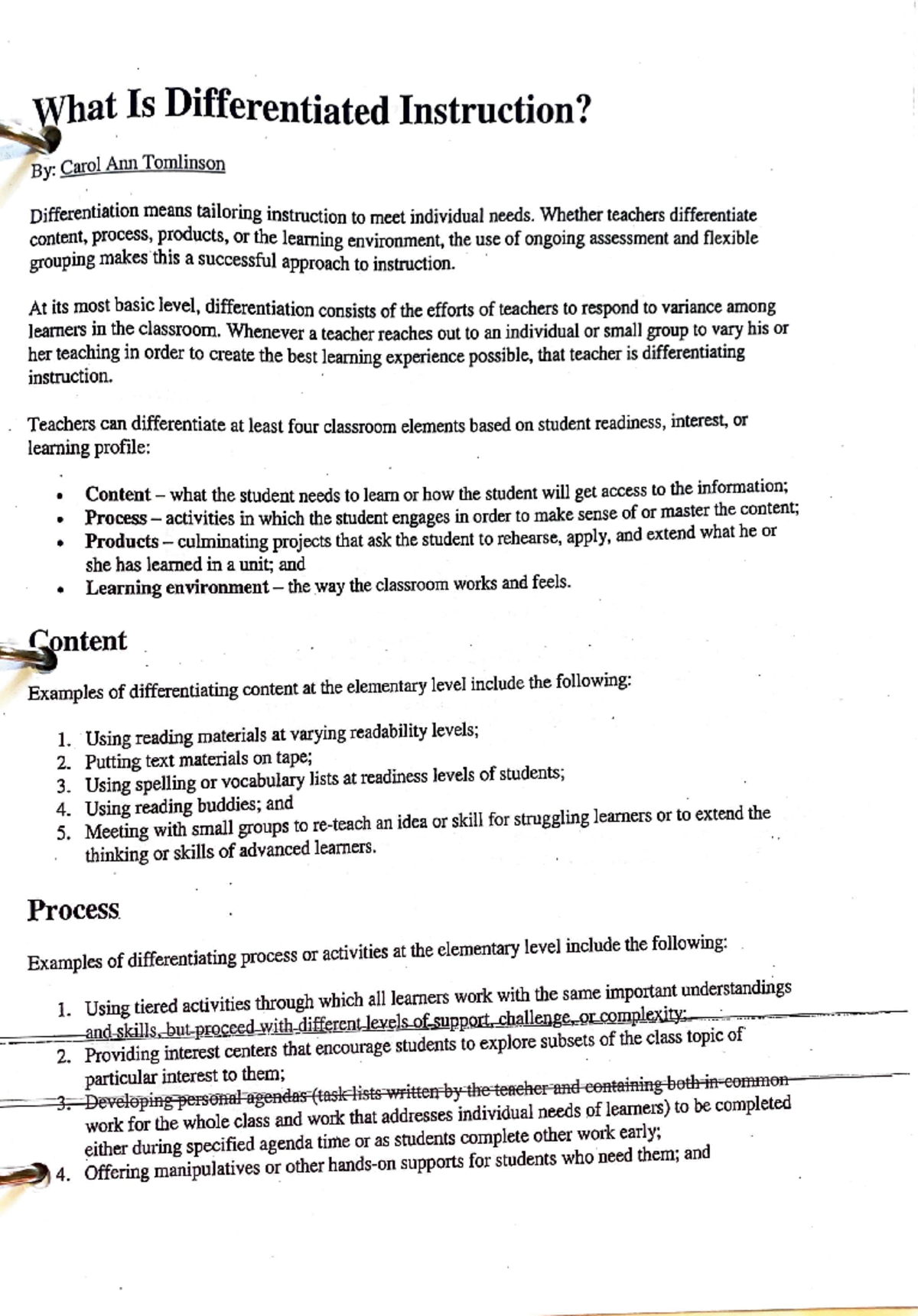 What is Differentiated Instruction - Is Differentiated Instruction? By ...