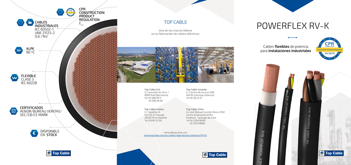 Catalogo de cable - Powerflex RV-K - POWERFLEX RV-K Cables flexibles de ...