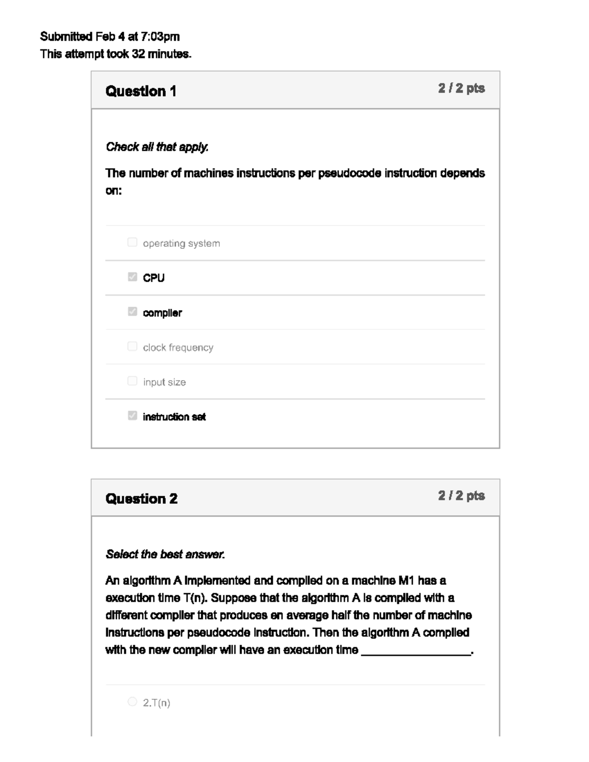 M3R - Reviewing asymptotic notation - COMP 3270 - Studocu