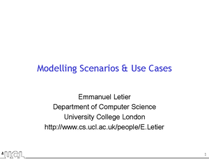Use case diagrams - Use Cases Reference: Craig Larman, Applying UML and ...
