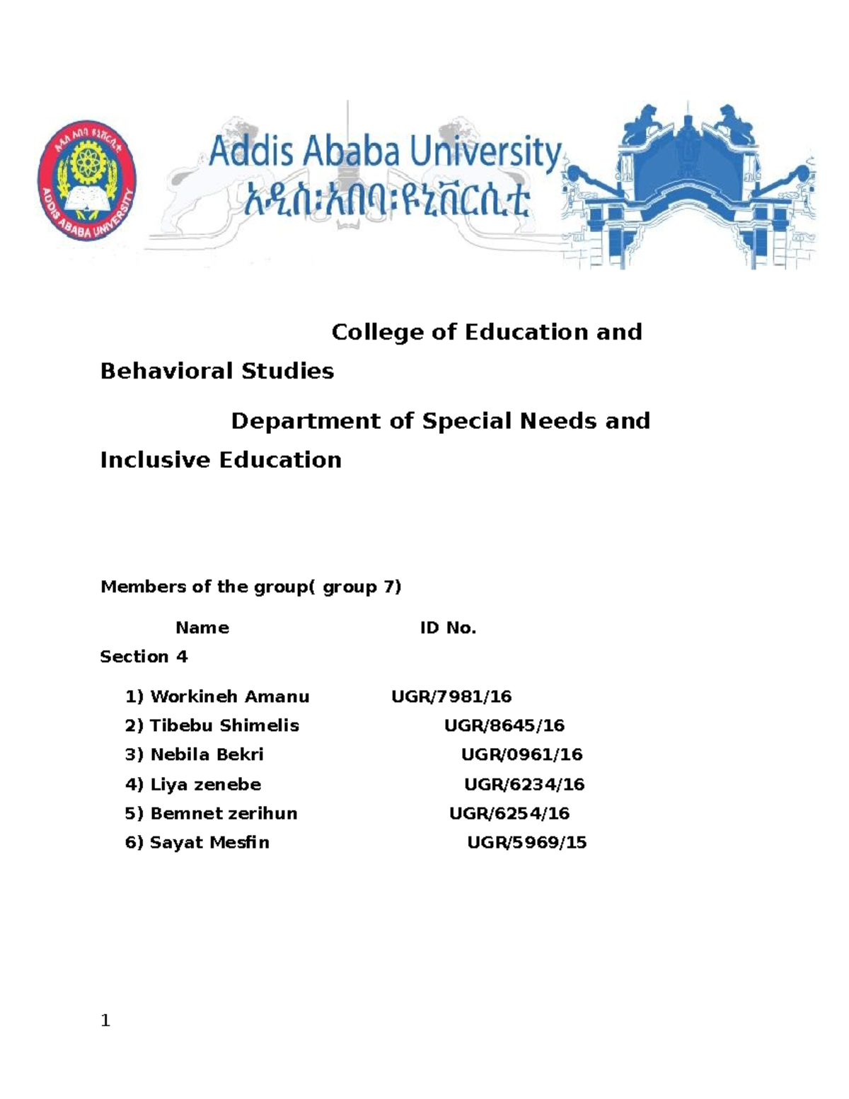 Inclusiveness ass - Thanks - College of Education and Behavioral ...