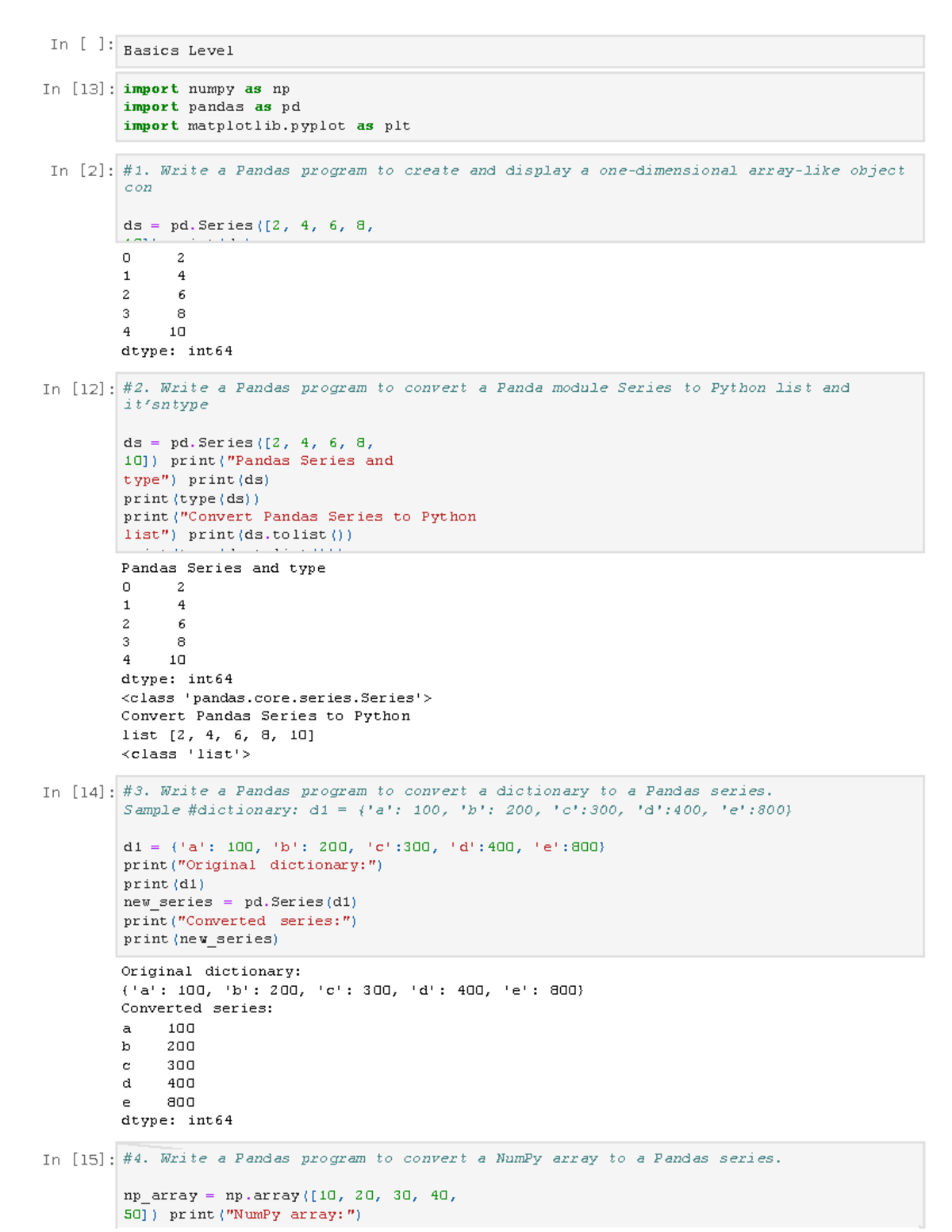 P#04 ML 46 - Practical - In [ ]: In [13]: In [2]: 0 2 1 4 2 6 3 8 4 10 ...