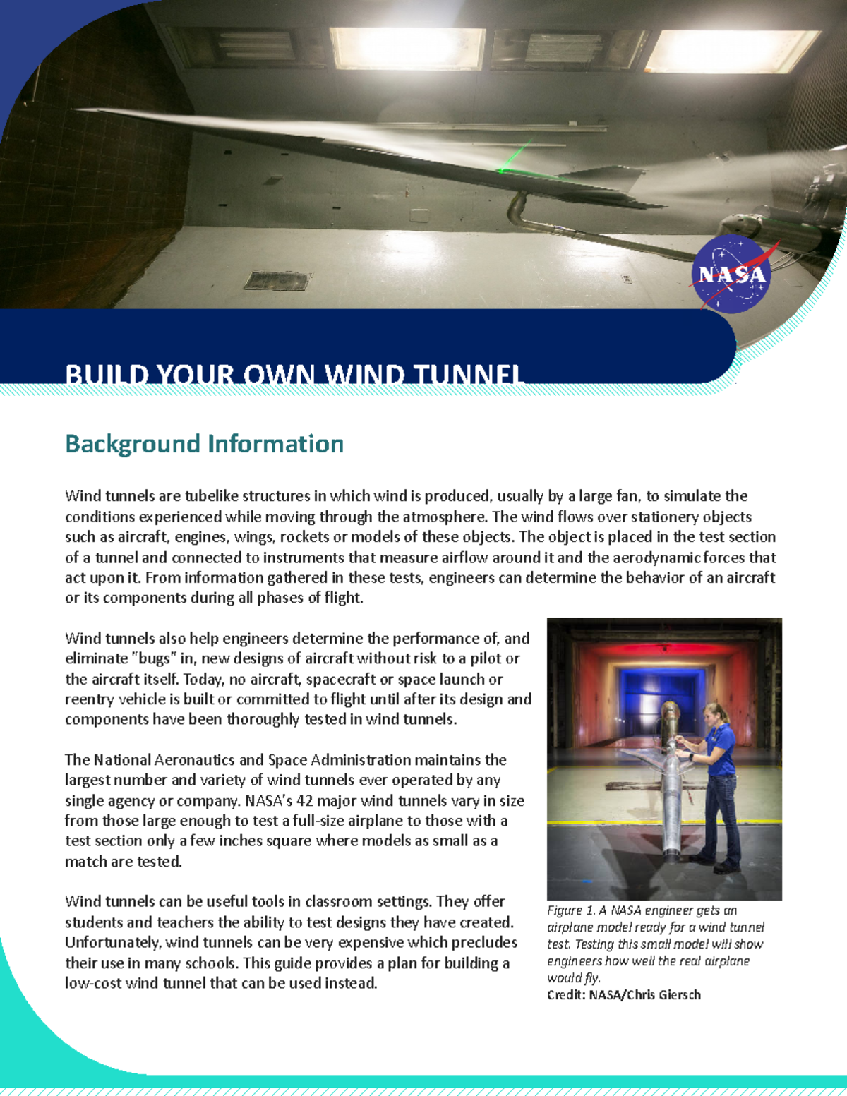 Build Your Own Wind Tunnel - BUILD YOUR OWN WIND TUNNEL Background ...