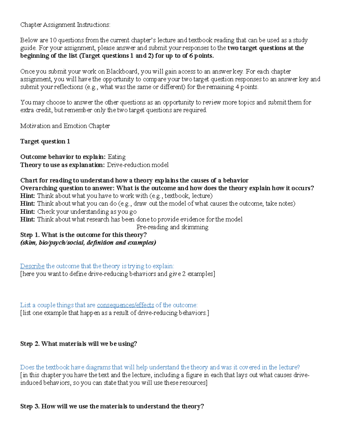 Chapter assignment Ch 10-Y02E Student - Chapter Assignment Instructions ...