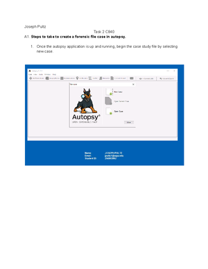 Holly 840 Task 2 - Task 2 - C840 Digital Investigation Task 2: Forensic ...