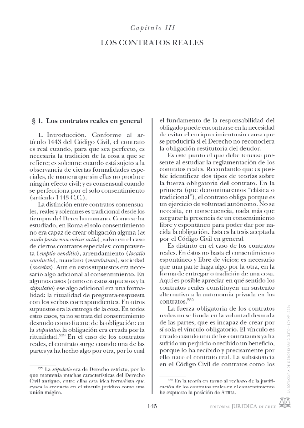Contratos reales - Capitulo LOS CONTRATOS REALES 1. Los contratos ...
