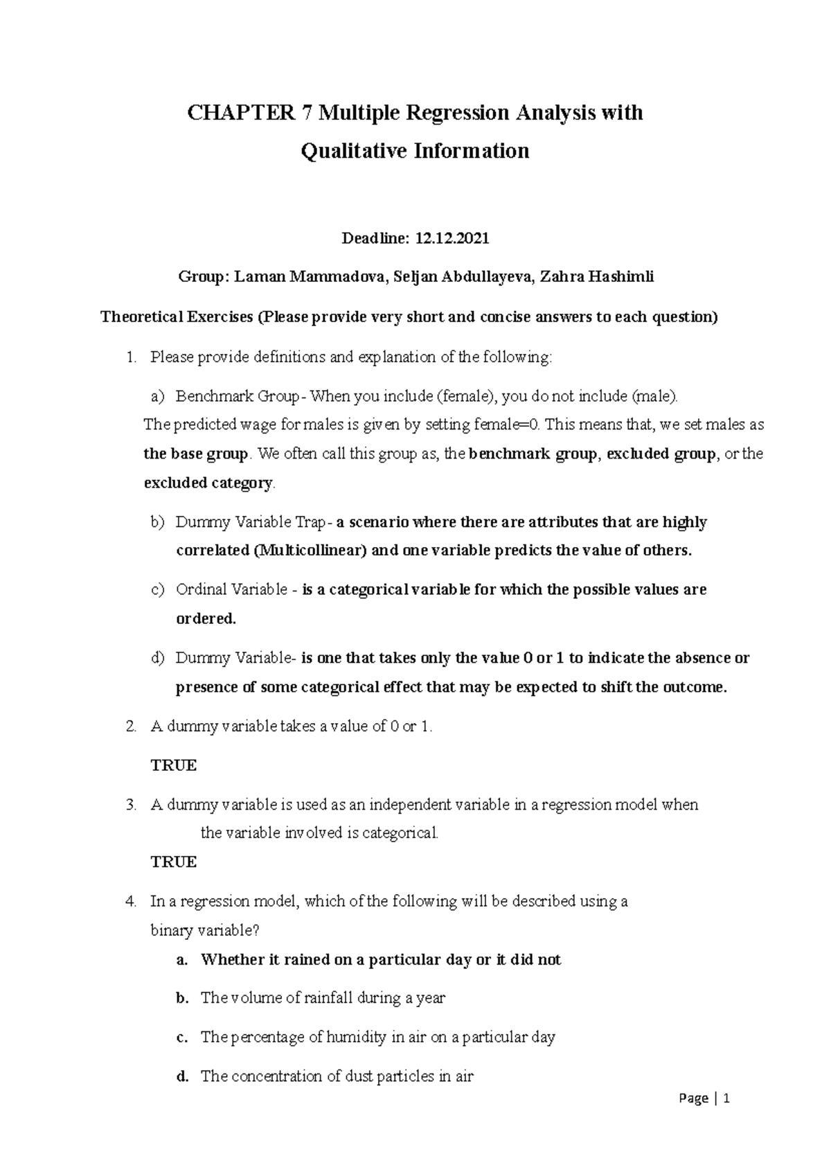 Chapters 7 8 9 eco previous exam questions - English - UNEC - Studocu