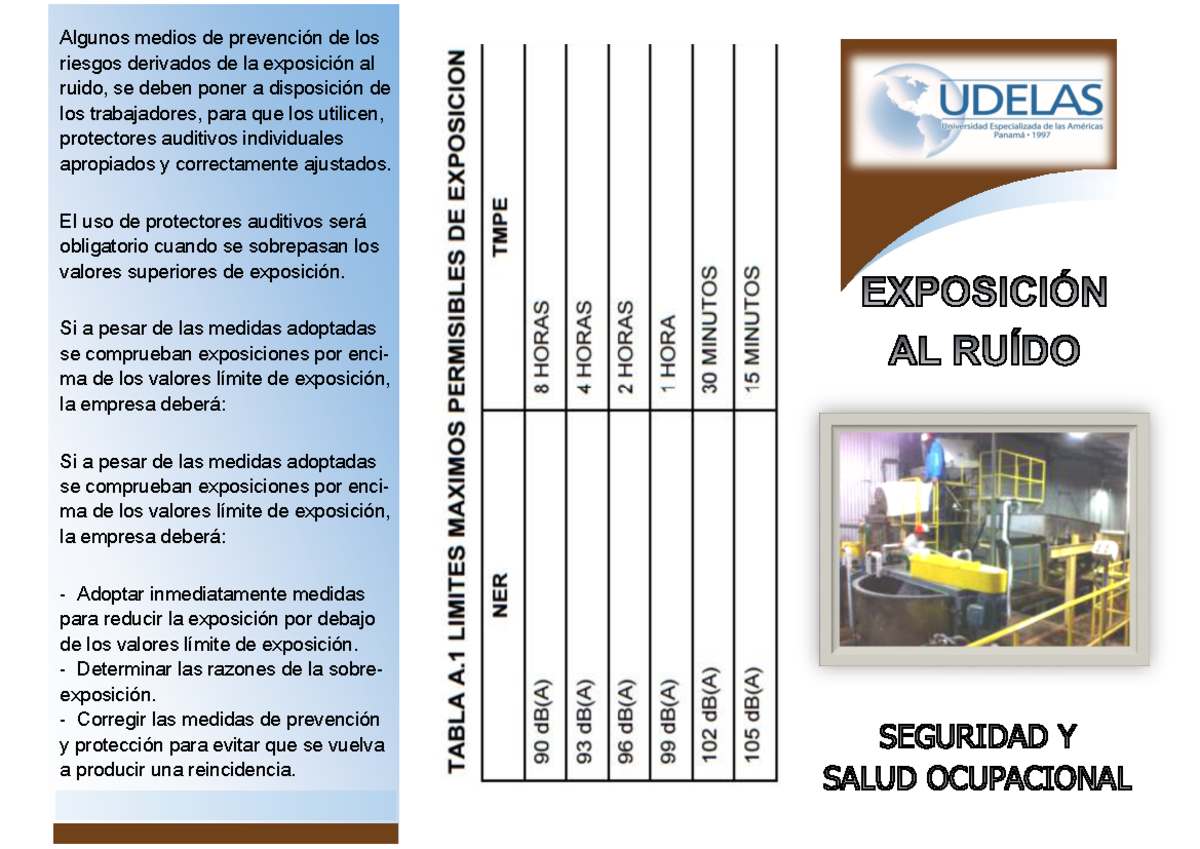 Charla 3 exposición al ruido - Algunos medios de prevención de los ...