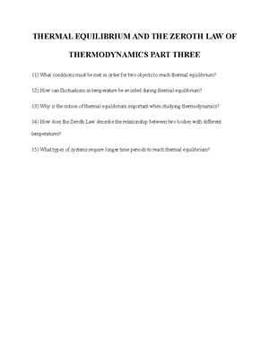 Thermal equalibrium Part Two - THERMAL EQUILIBRIUM AND THE ZEROTH LAW ...