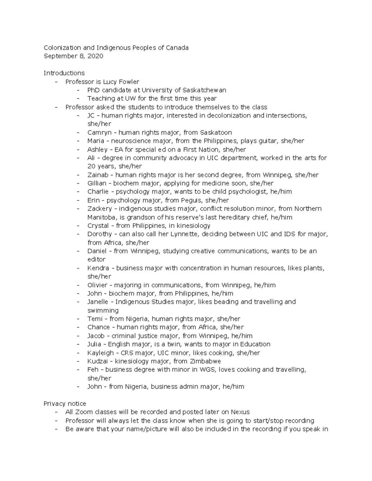 Colonization and Indigenous Peoples of Canada - Sept 8 - Colonization ...