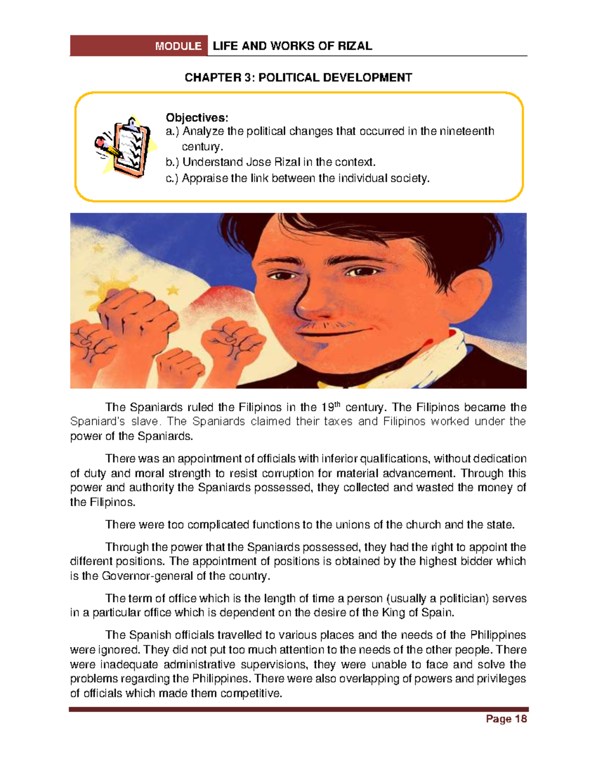 Chapter 3 - Political Development - CHAPTER 3 : POLITICAL DEVELOPMENT ...