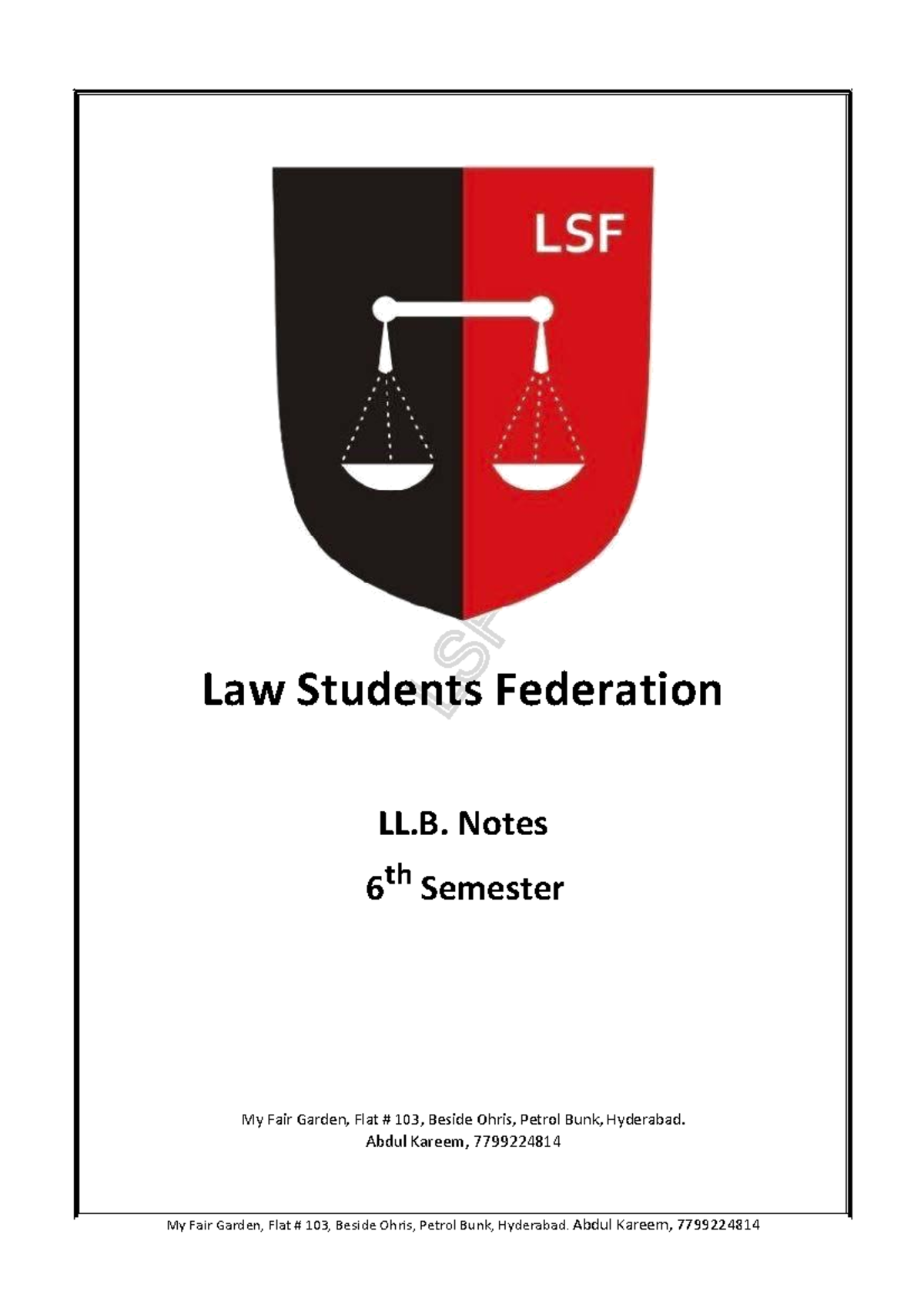 Human Right LSF Lecture notes for easy understaning - Law Students ...