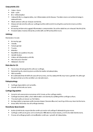 Week 1 - lecture notes - Intro To Clinical Medicine Understanding ...