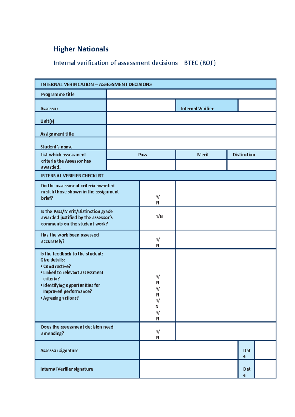 Prasanna - Try and try - Higher Nationals Internal verification of ...