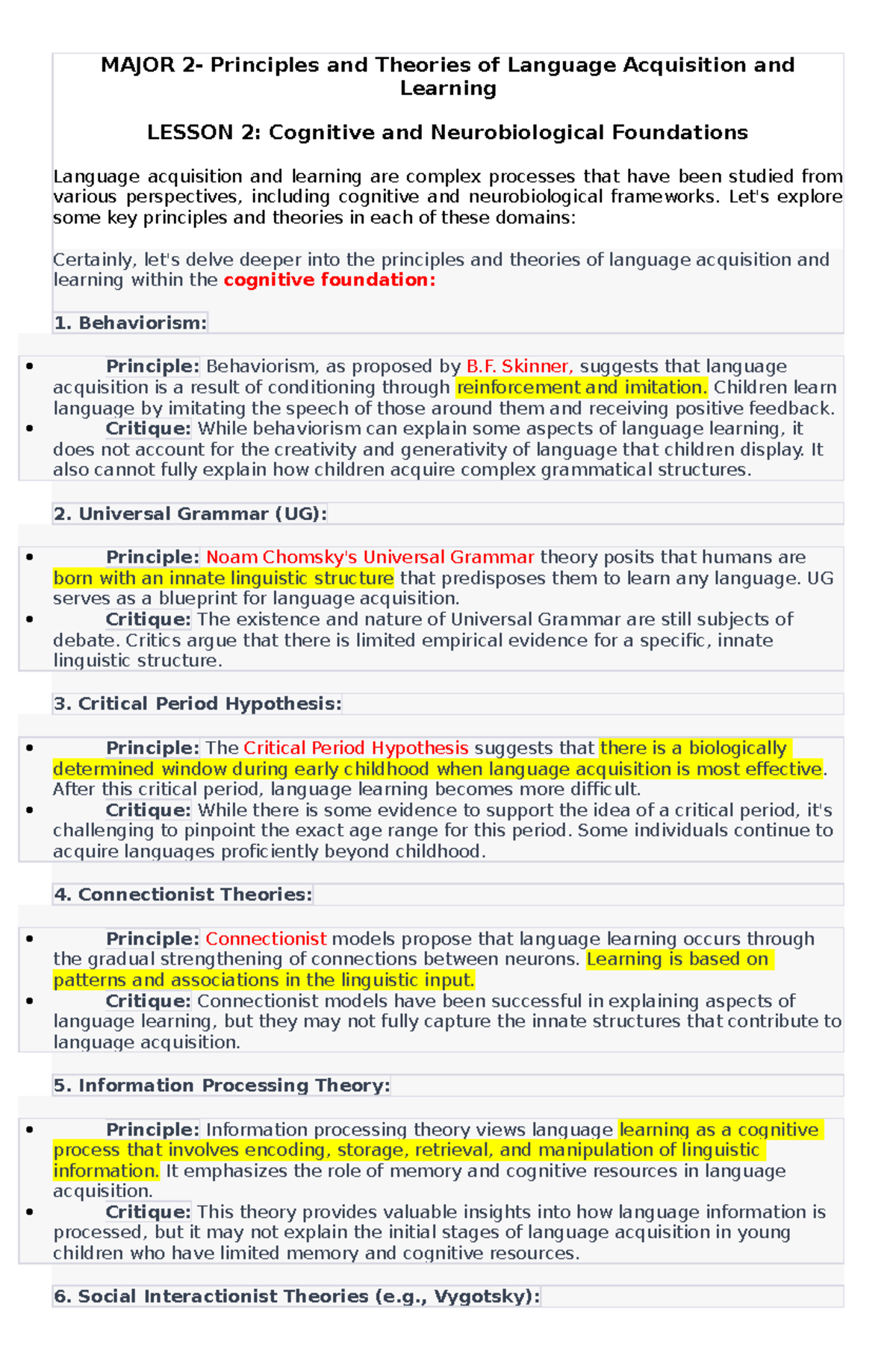 Major 2-lesson 2 and 3 - Copy - MAJOR 2- Principles and Theories of ...