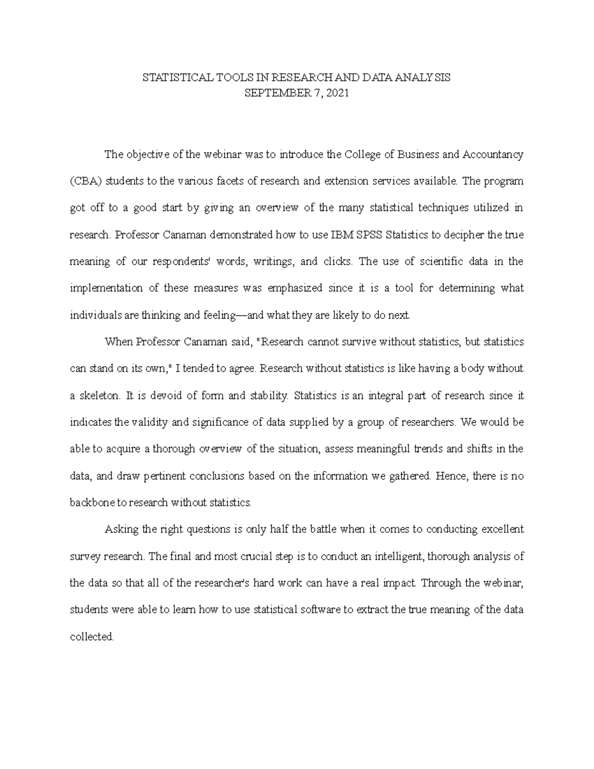 RP 01 Statistical- Tools-IN- Research-AND-DATA- Analysis - STATISTICAL ...