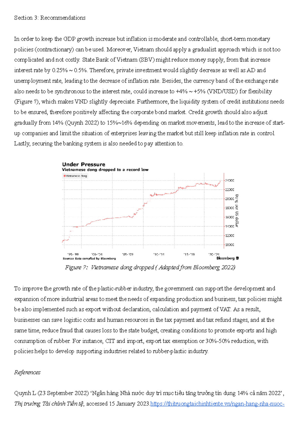 Mac2 ASM 3 - rgwnrthqtg - Section 3: Recommendations In order to keep the GDP growth increase ...