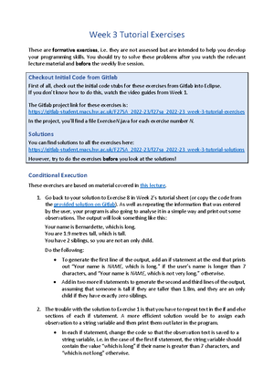 Week4Tutorial Exercises - Week 4 Tutorial Exercises These are formative exercises, i. they are ...