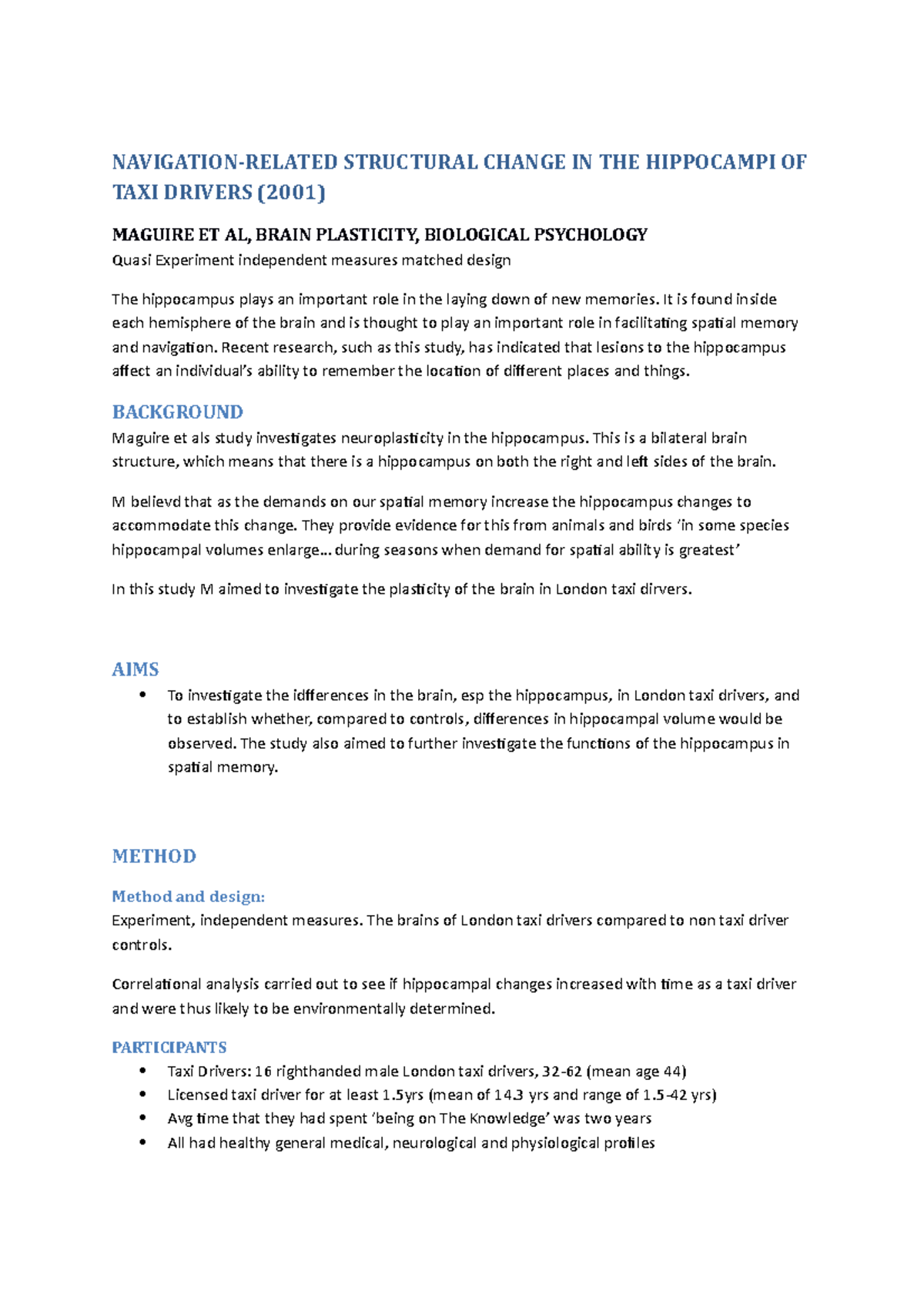 Navigation Related Structural Change Maguire - NAVIGATION-RELATED ...