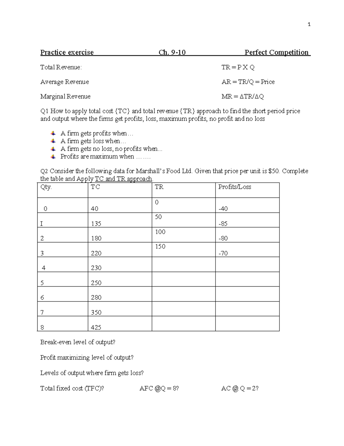 Practice Ch 9 and 10 BECN 150 (W-24) st - Practice exercise Ch. 9-10 ...