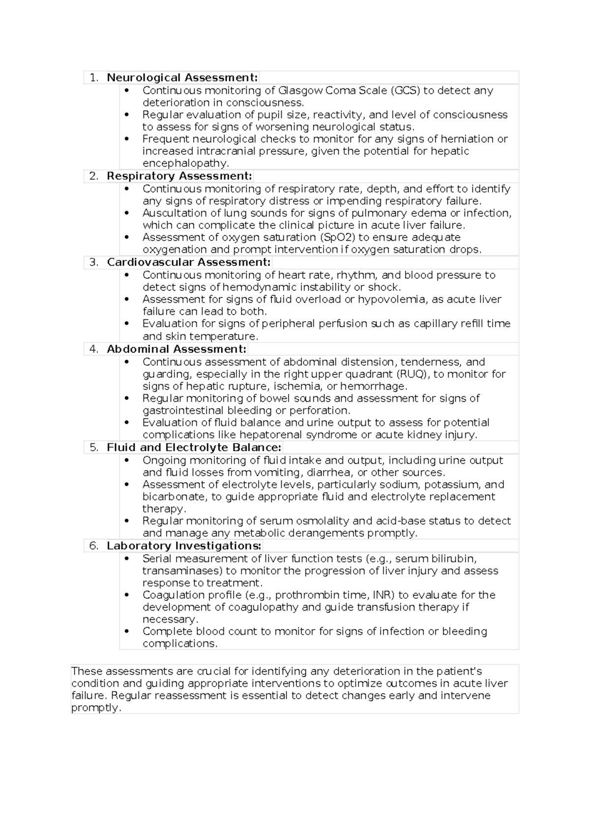 Neurological Assessment - 1. Neurological Assessment: Continuous ...