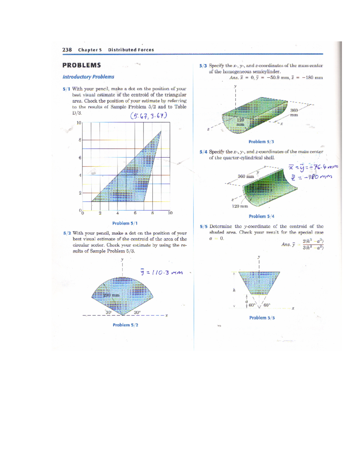 Tutorial-10-Centroids of continuums - 238 Chapters DistributedForces ...