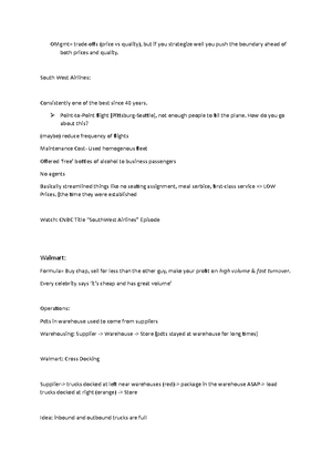 Assignment- 1 om - assignemnt - Introduction to Operations Management (IDS 532) Assignment 1 ...