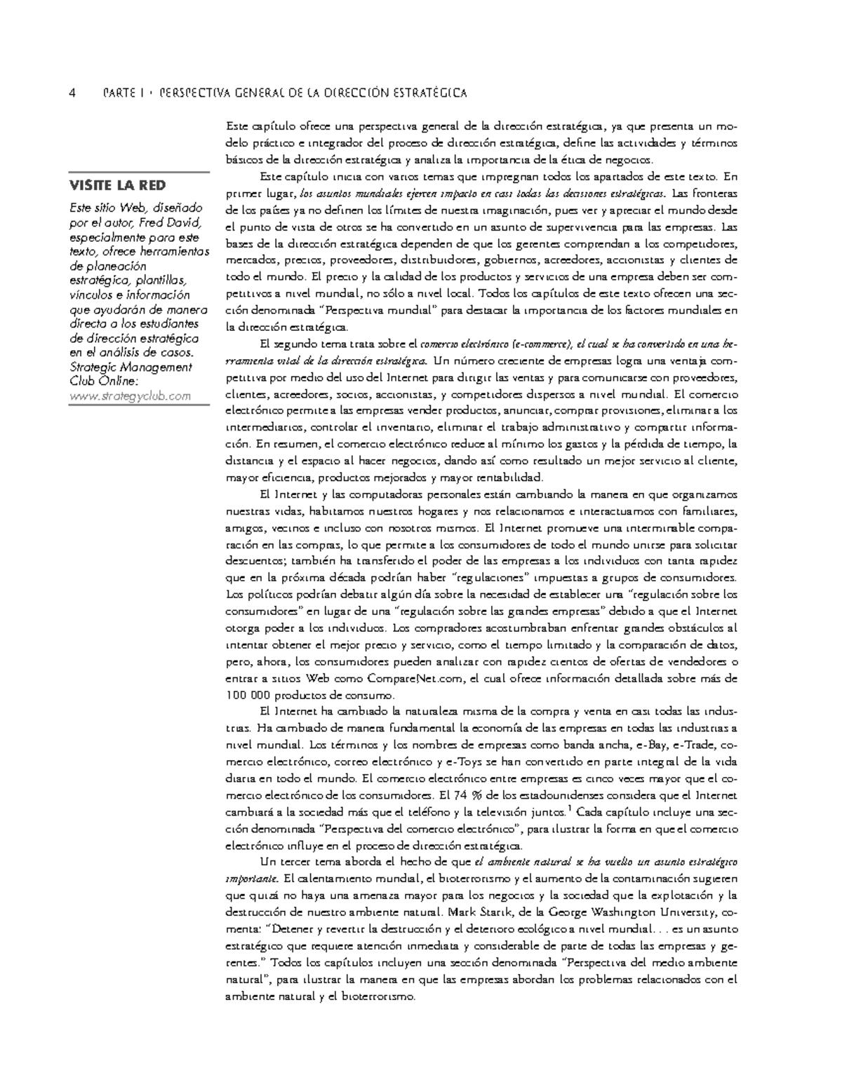 Libro fred david 9a edicion con estrategica fred david 38 62 - 4 Parte ...