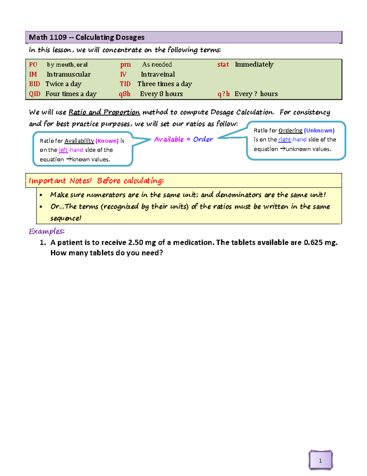 dosage-calculations-lecture-math-1109-calculating-dosages-in-this