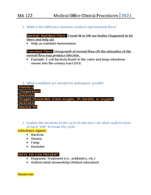 Week 5 Helping with minor surgery - Chapter 44: Assisting with minor ...