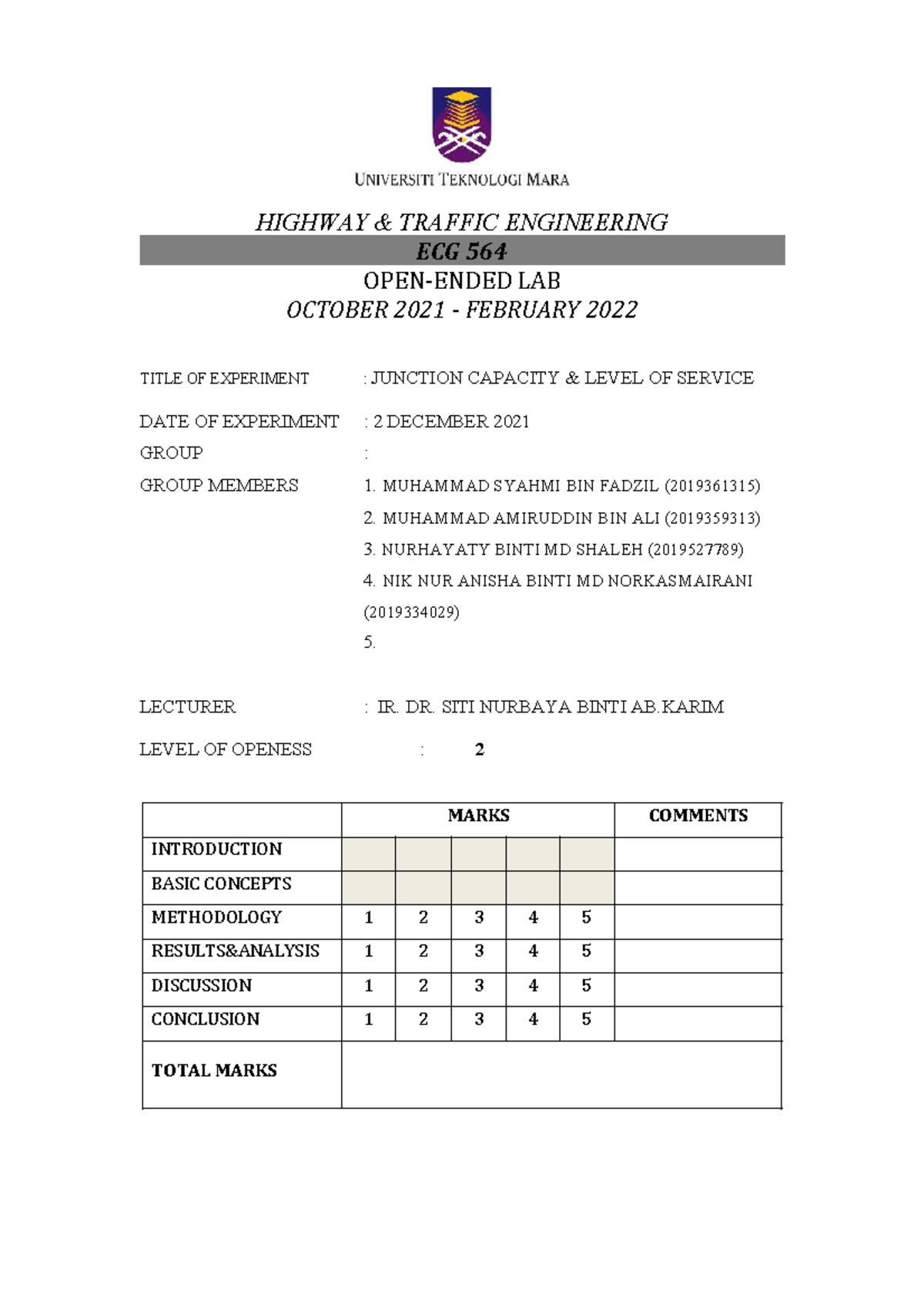 OEL LAB Report Front PAGE Level 2 . Contract termination is one of the ...