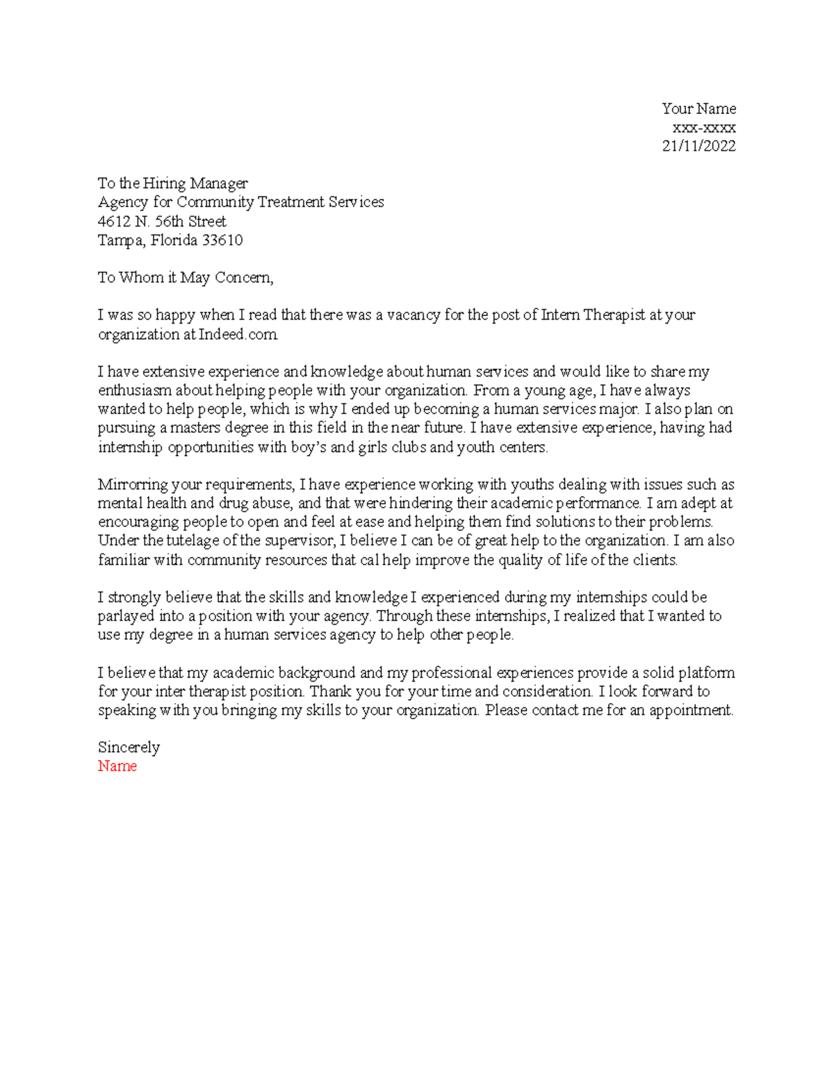 Cover Letter 1 - Navigating the University of Maryland Medical System ...