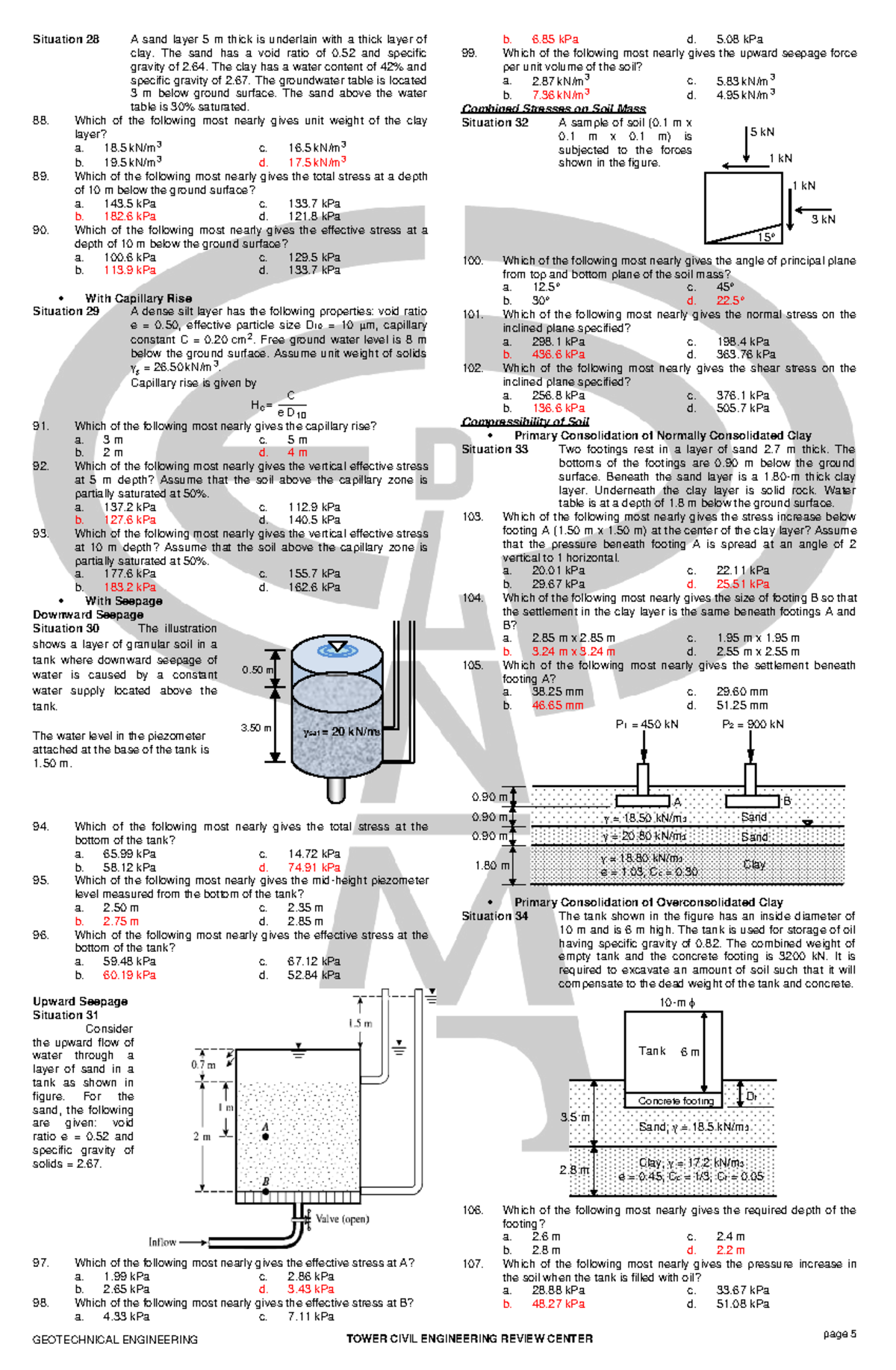NOV 2020 Geotech PAGE5 - Study - GEOTECHNICAL ENGINEERING TOWER CIVIL ...