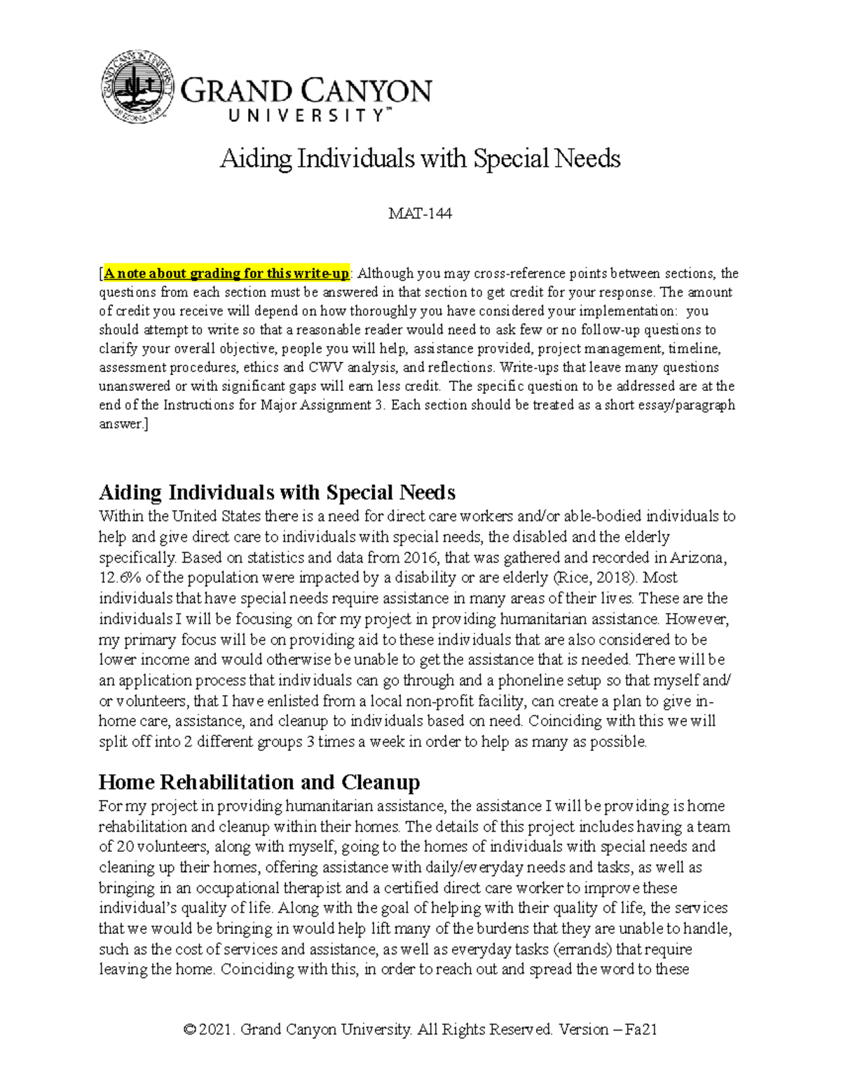 MA3 Write-Up - this is the write-up portion of the assignment dealing ...