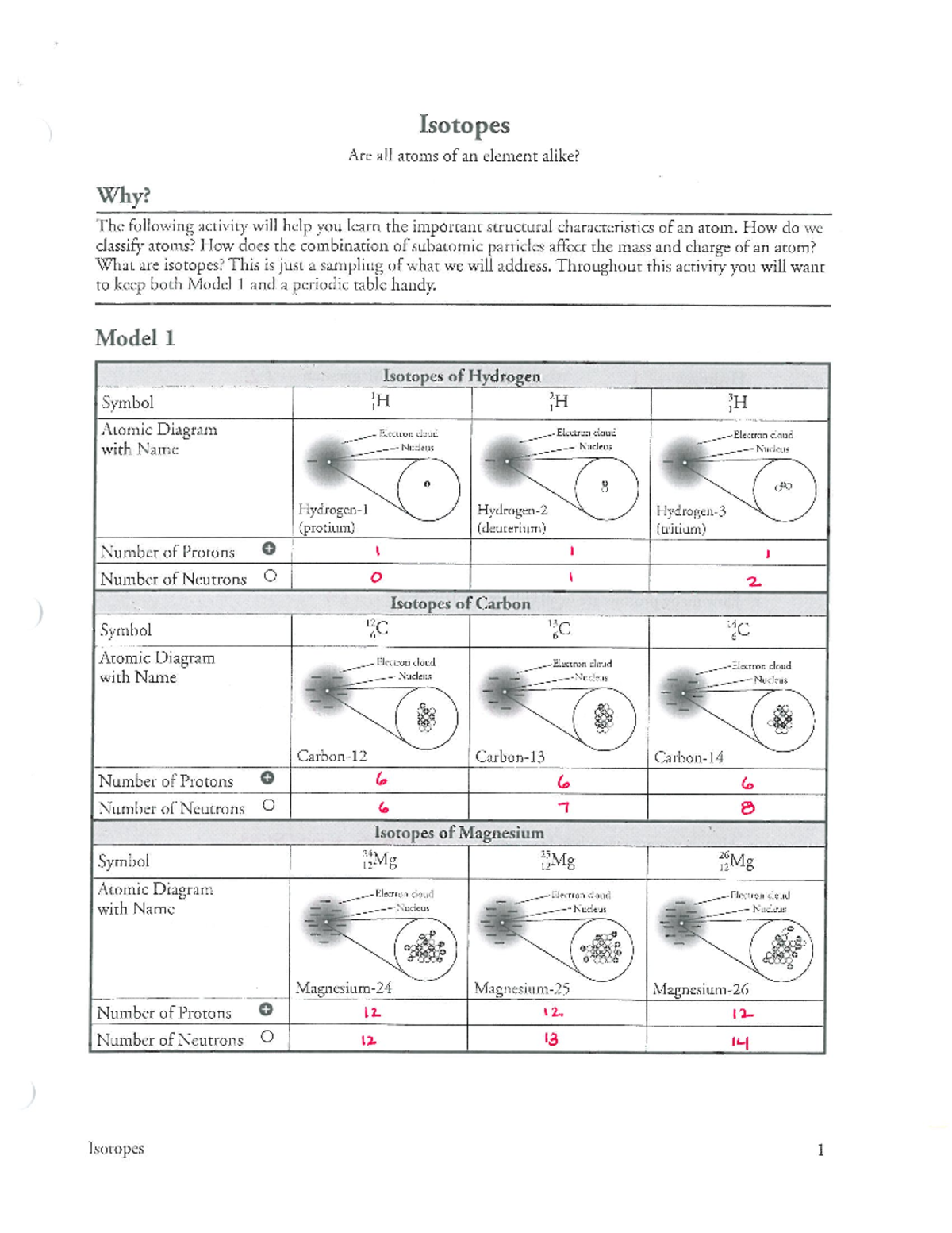 Isotopes Activity - KEY - Studocu