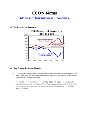 Economics Module 2.3 Notes - ECON NOTES MODULE 2: INFLATION AND ...