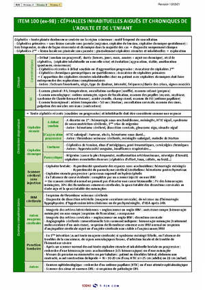 ITEM-R2C 3 - Raisonnement ET Décision EN Médecine - R2C : Rang A en ...
