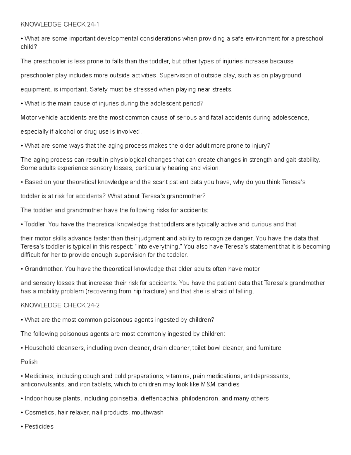 Knowledge Check 24 Knowledge Check 24 Knowledge Check 24 - KNOWLEDGE ...