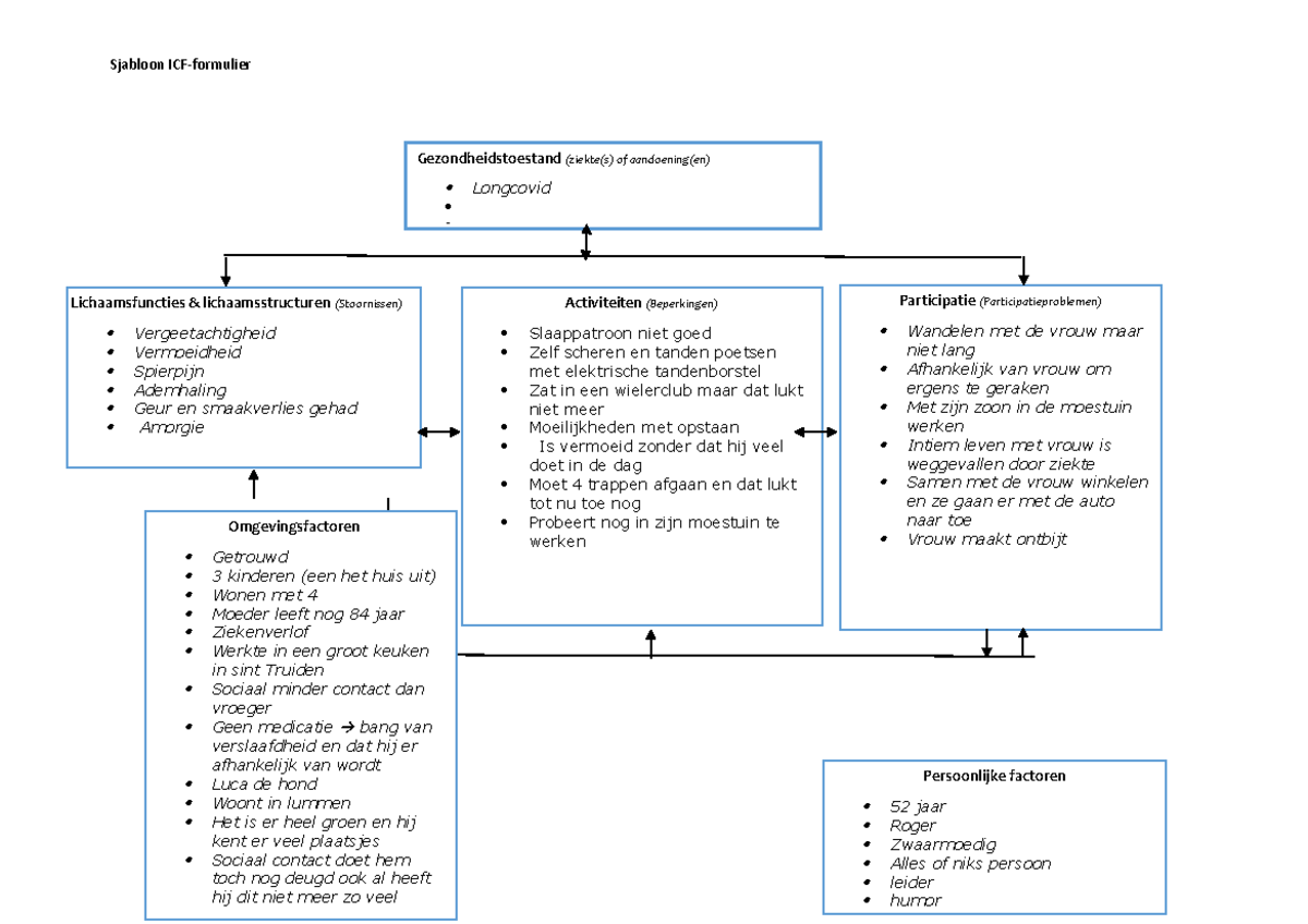 Sjabloon ICF-formulier les 1 - Sjabloon ICF-formulier ...
