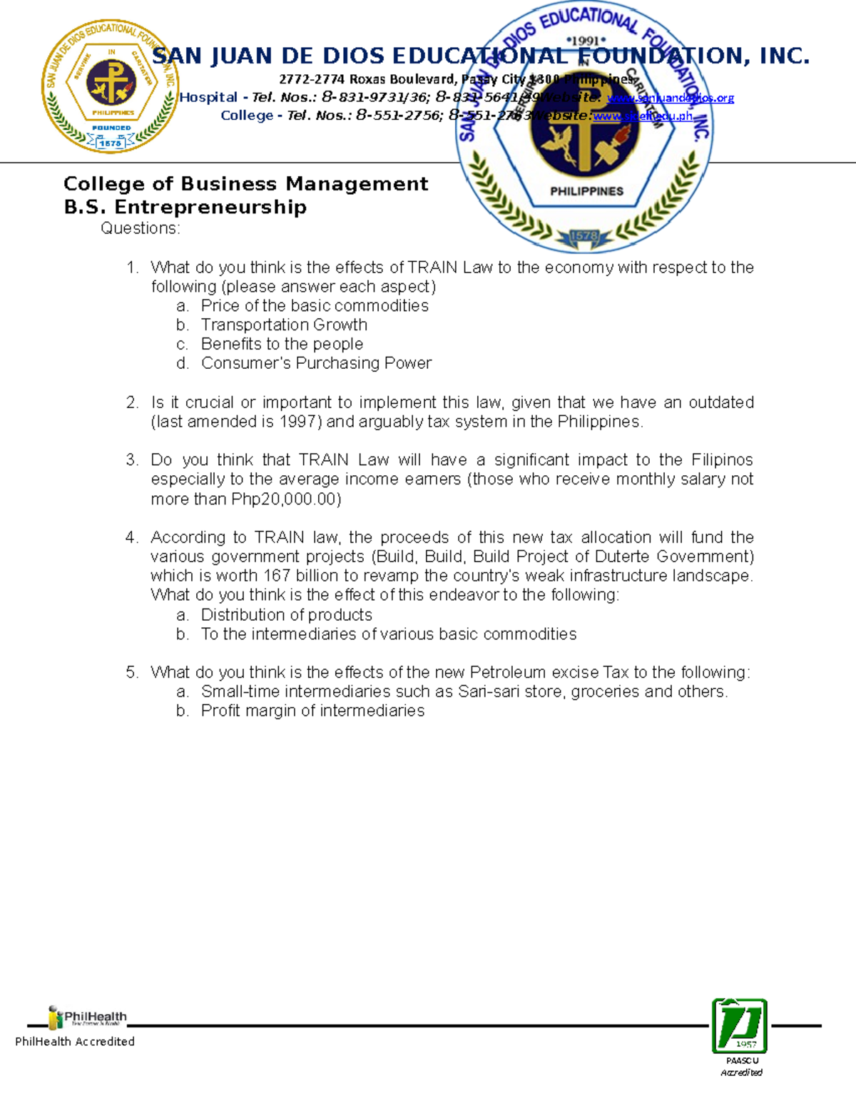 Research paper about subjects that can help students - PAASCU ...