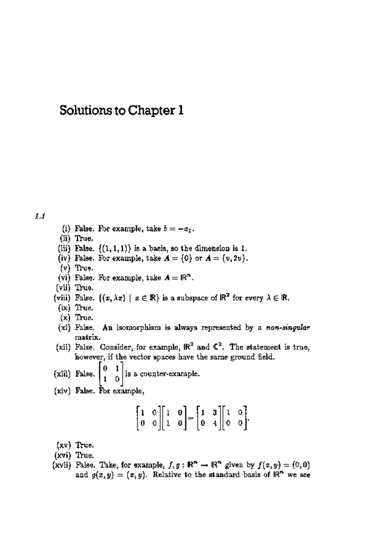 Algebra Through Practice Book 4 - ####### Solutions to Chapter 1 (i ...
