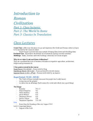 Education - Roman civ - week 7 - Chapter 9 - Lecture Notes - Roman ...