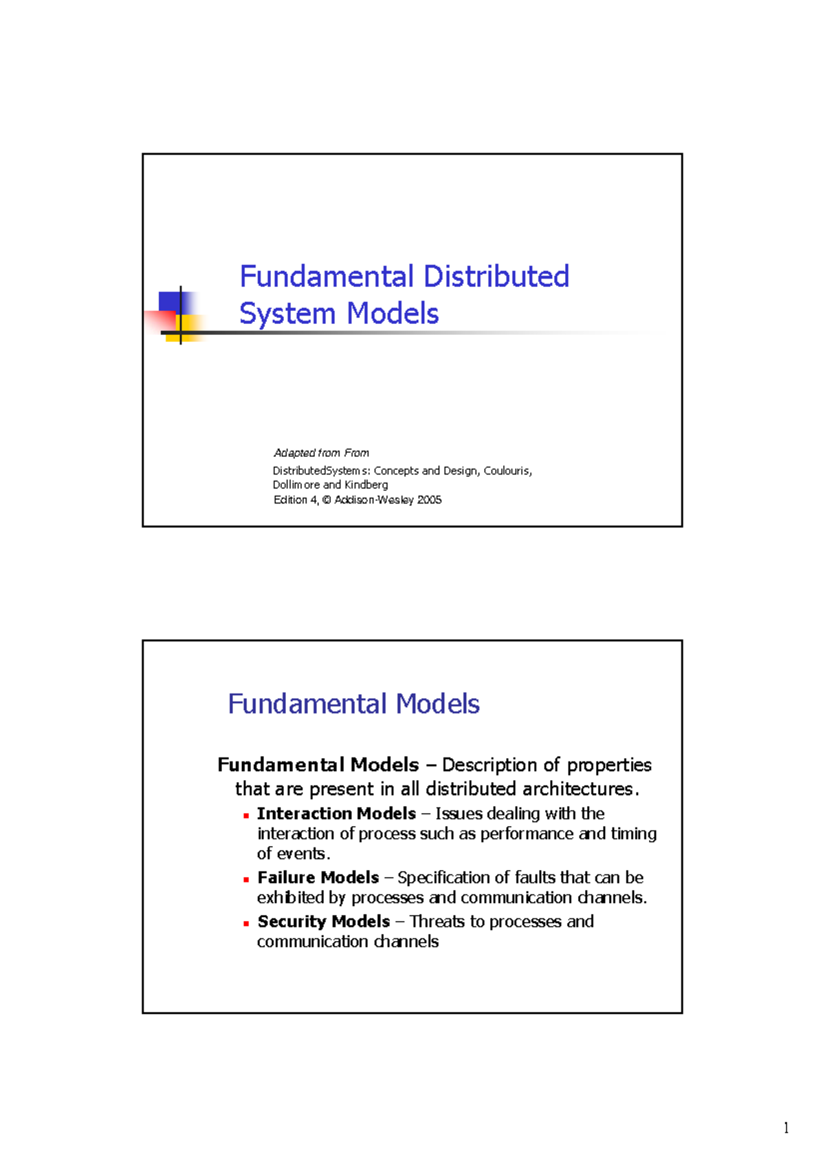 03-System Models-Fundamental - Adapted from From - Studocu