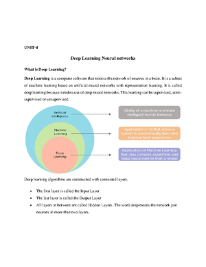 All five units IV - XML - XML stands for Extensible Mark-up Language ...