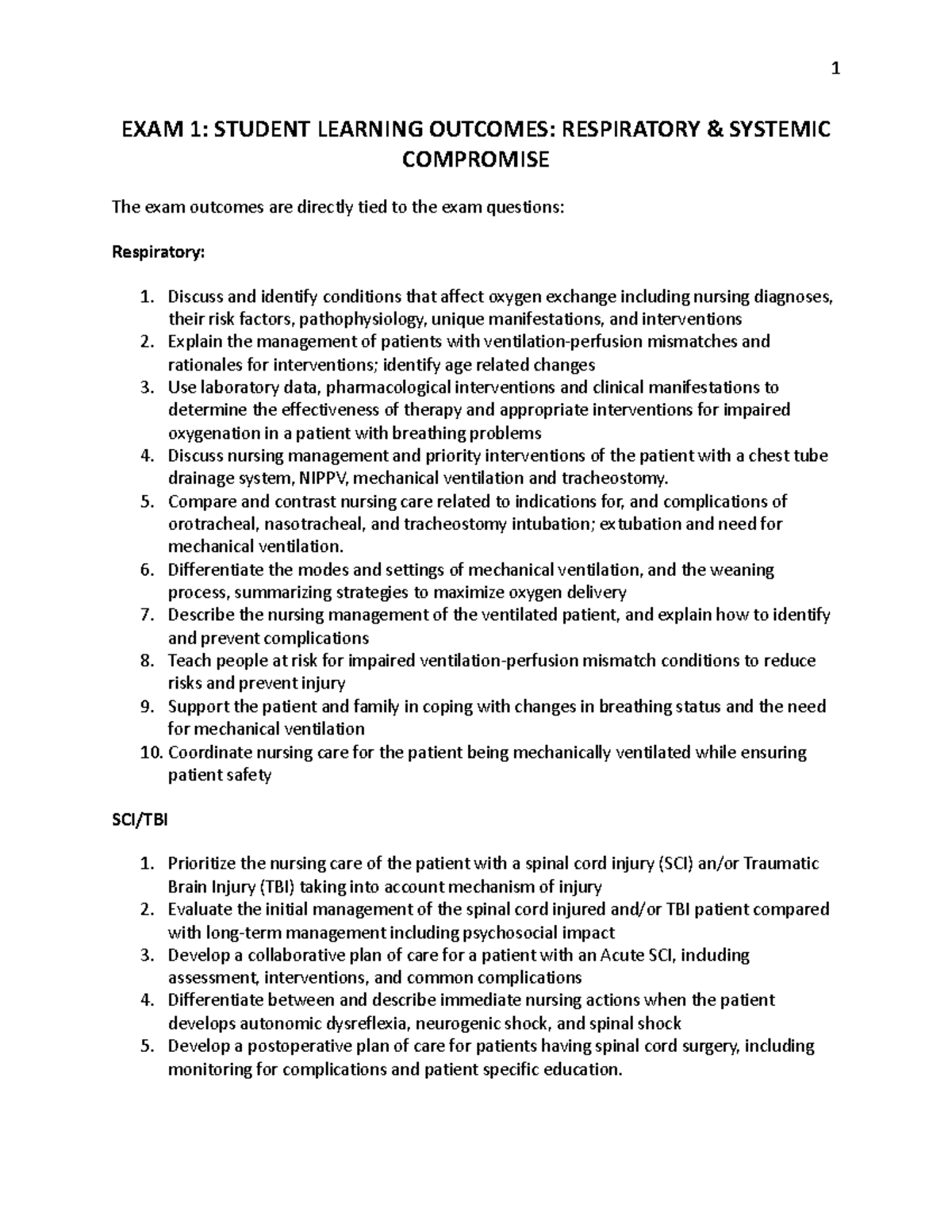 AH 3 Exam 1 - Exam 1 notes - NURS 449 - Studocu