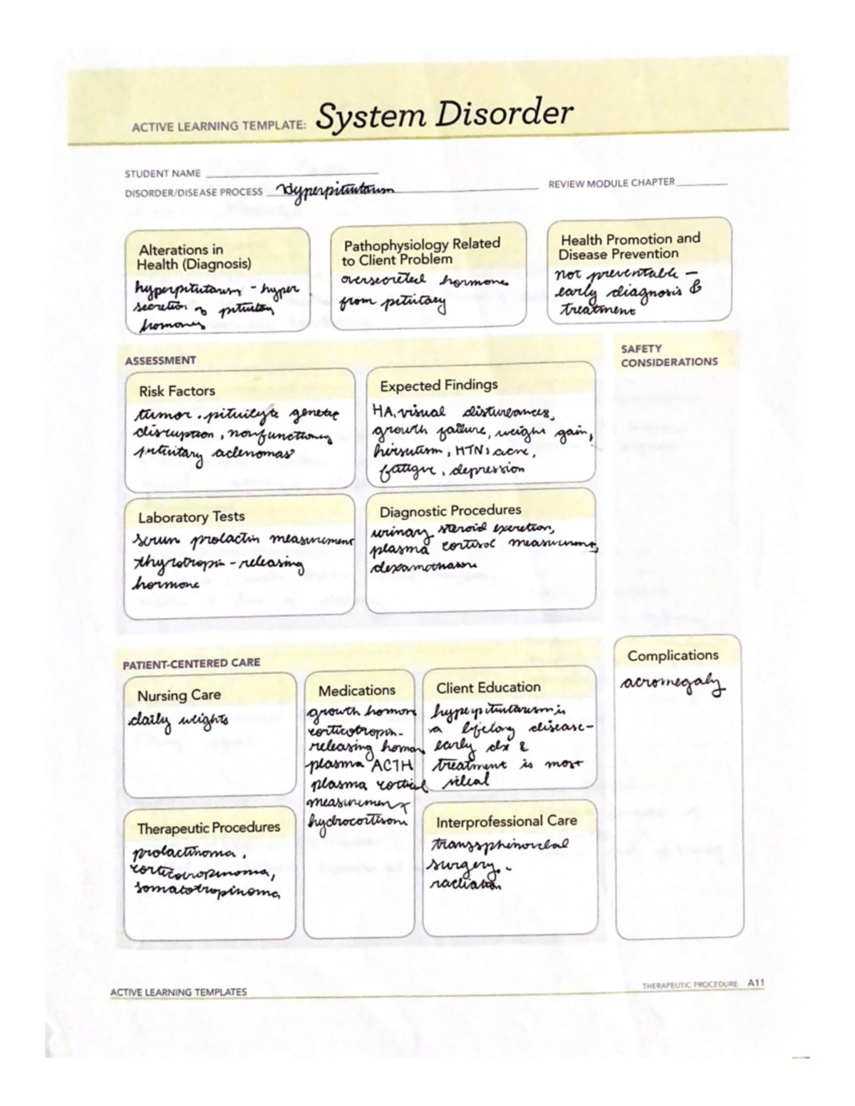 System Disorder ati - NURS 350 - Studocu
