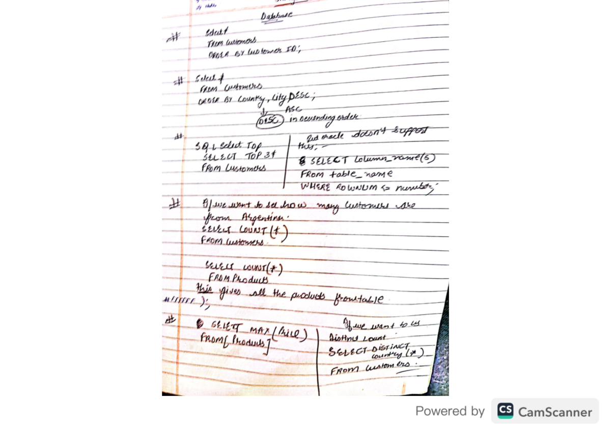 Database entities structure practise - CPSC 1150 - Studocu