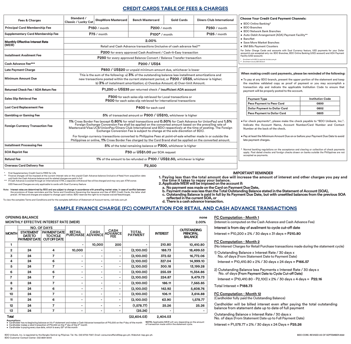 FC-CORE - Lecture - BDO Unibank, Inc. is regulated by the Bangko ...